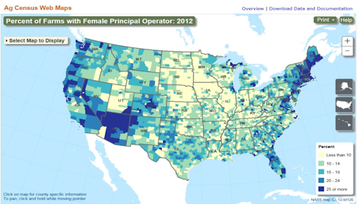 Arizona Agricultural Farm Map