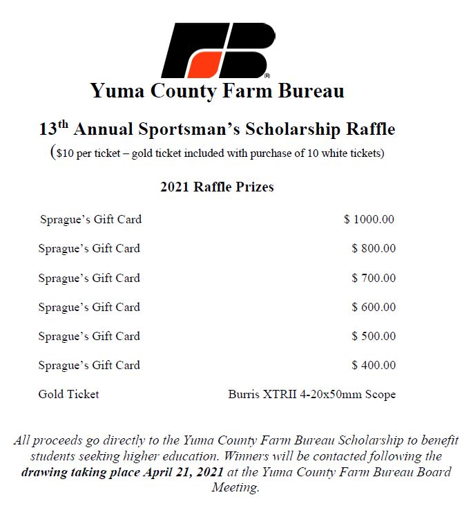 Sportsman's Raffle 2021